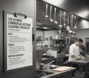 The Ultimate Commercial Kitchen Cleaning Checklist for Every Need